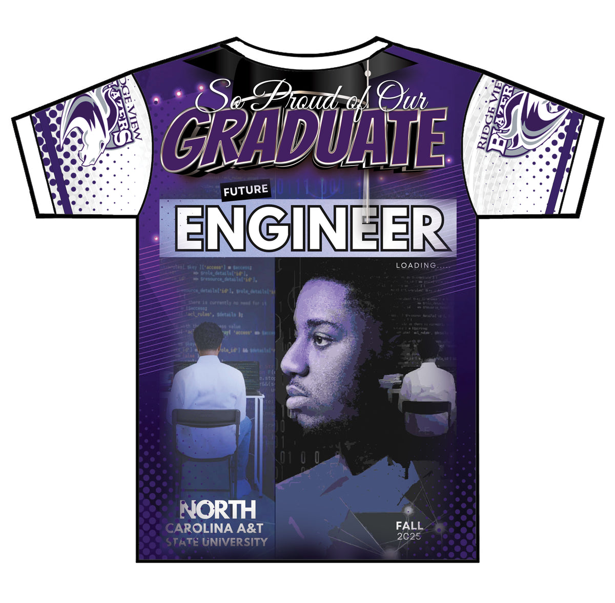 “Lionel” Custom Designed Graduation shirt – BlessedByWes