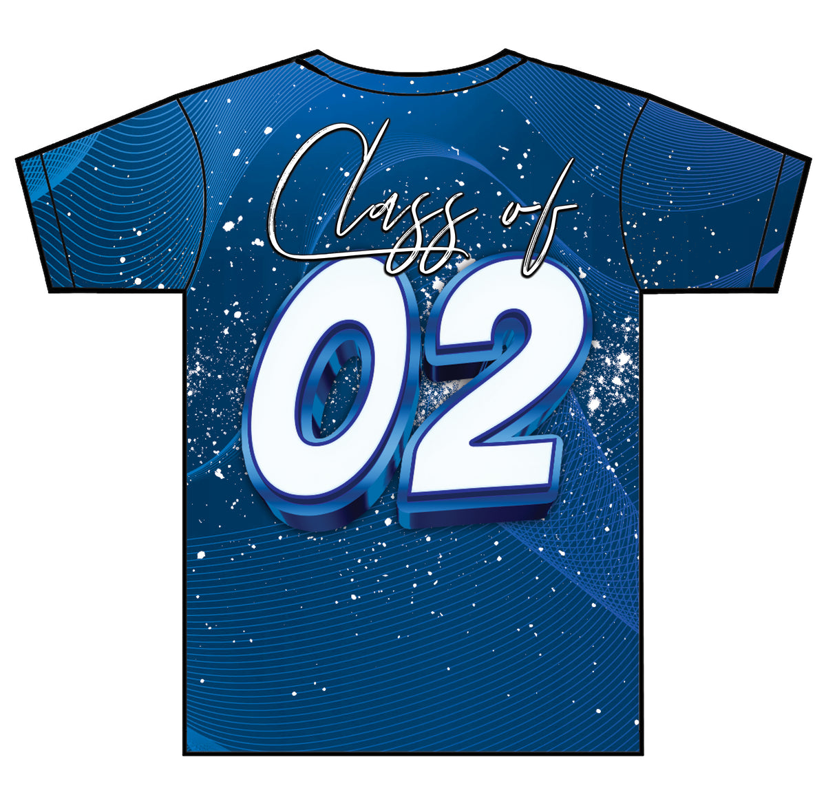 "Class of 02" Custom Designed Class Reunion 3D shirt – BlessedByWes
