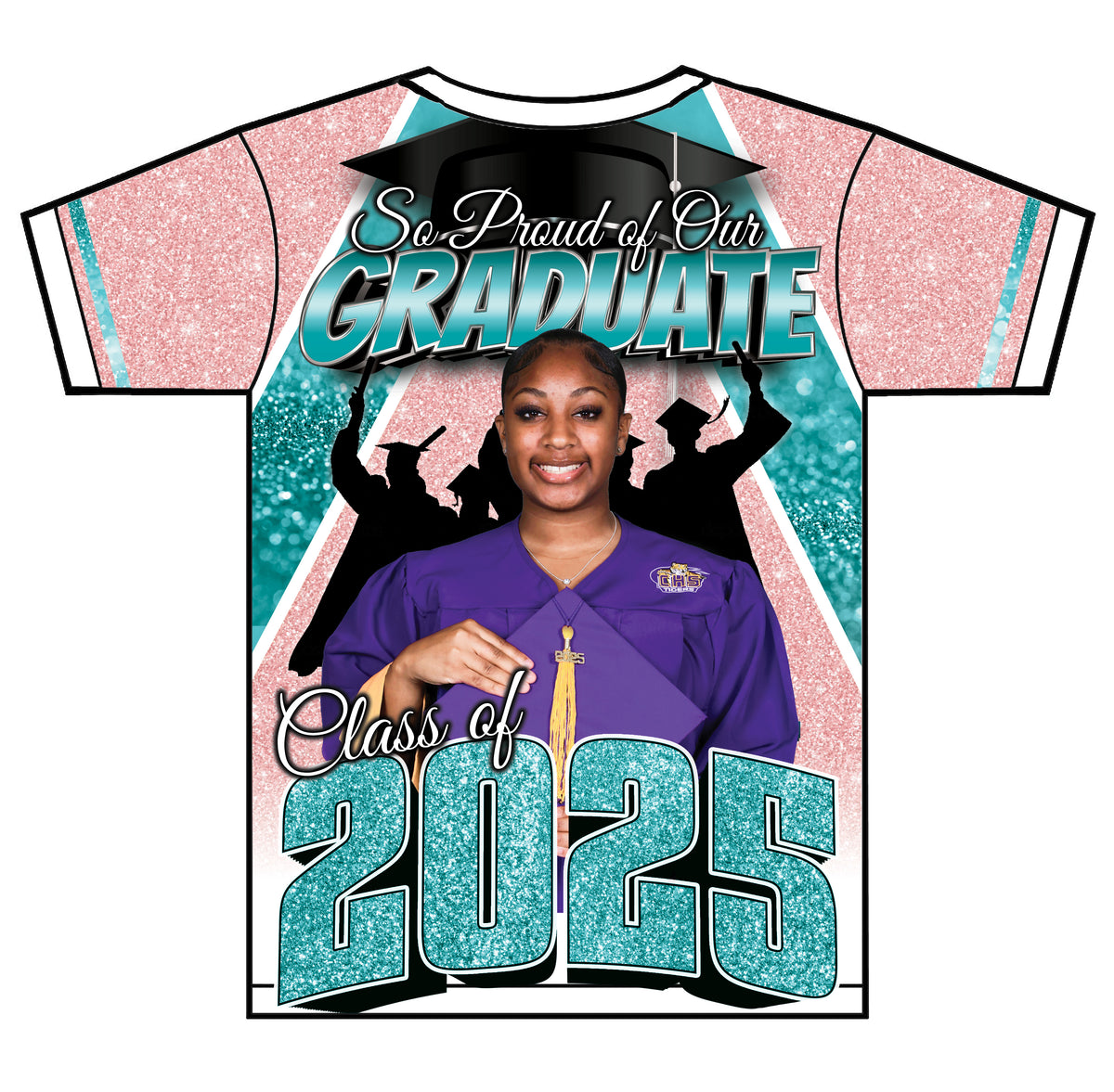 “Tamiah” Custom Designed Graduation shirt – BlessedByWes