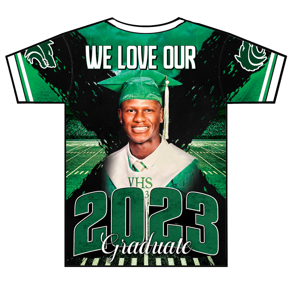 "Ira" Custom Designed Graduation 3D shirt – BlessedByWes